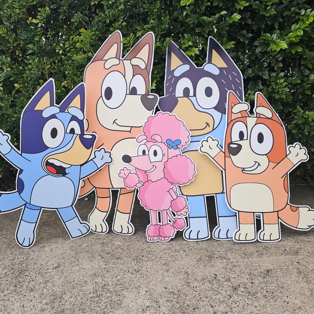 Bluey Character Cutout: Custom Party Standee Decor - Etsy Australia