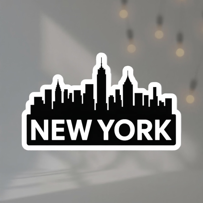 Nyc Skyline Decal - Etsy