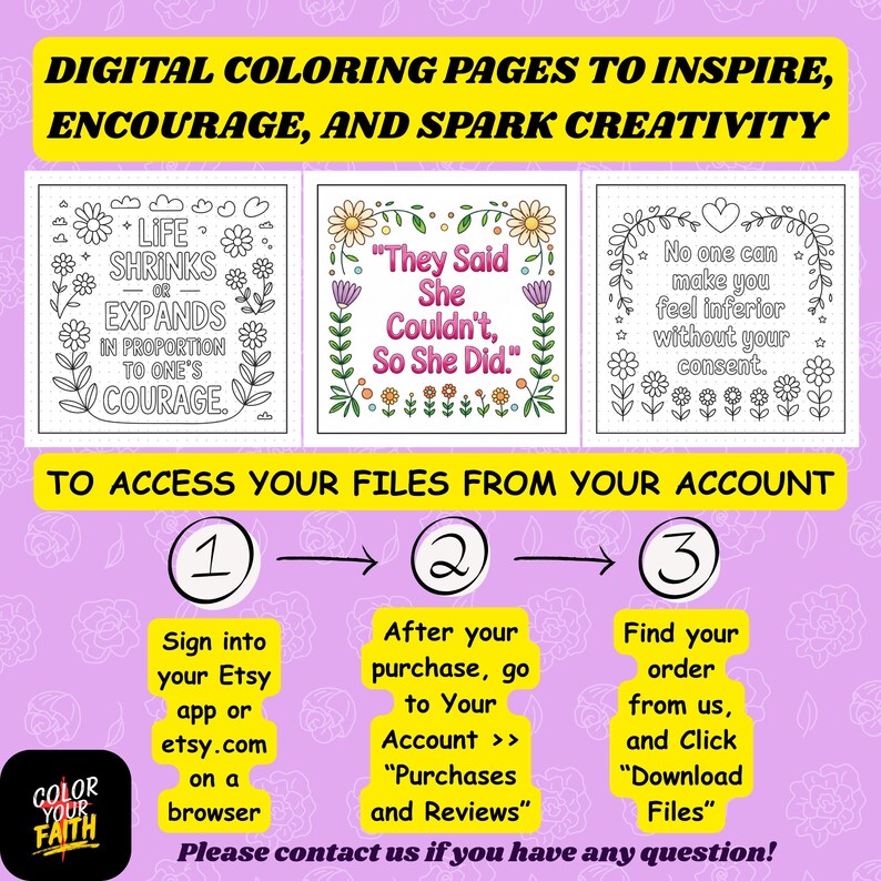 Inspirational Coloring Pages for Women – 30 Uplifting Quotes ...