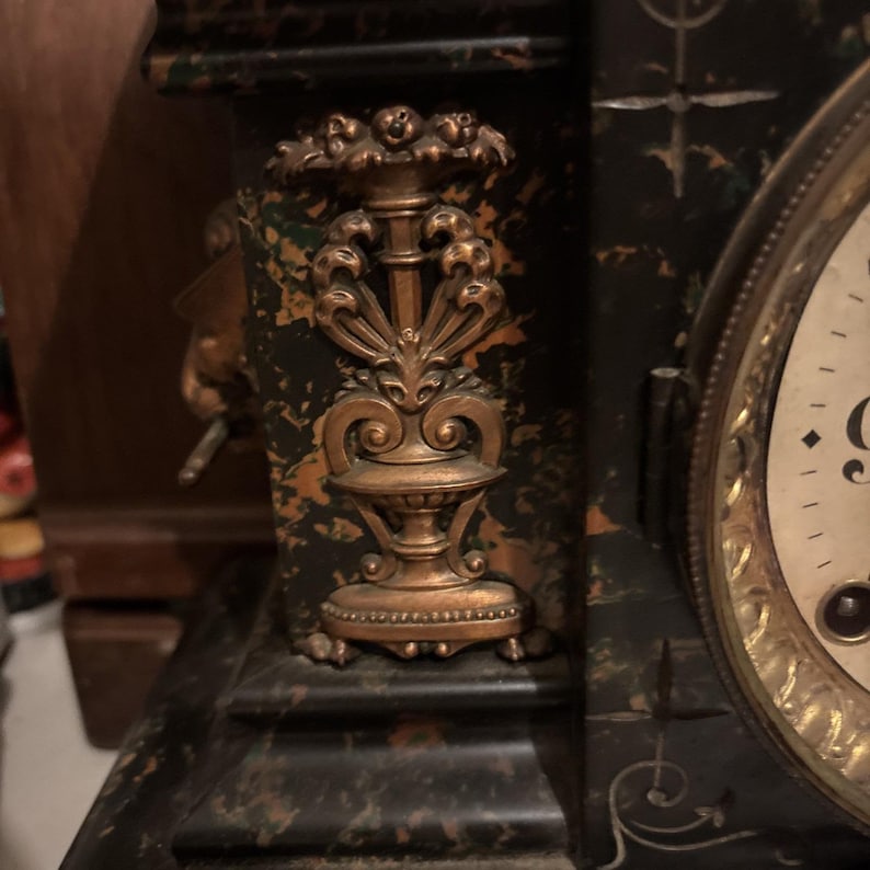 Vintage Seth Thomas Mantle Clock Adamantine 1880 Untested Vs01 - Etsy ...