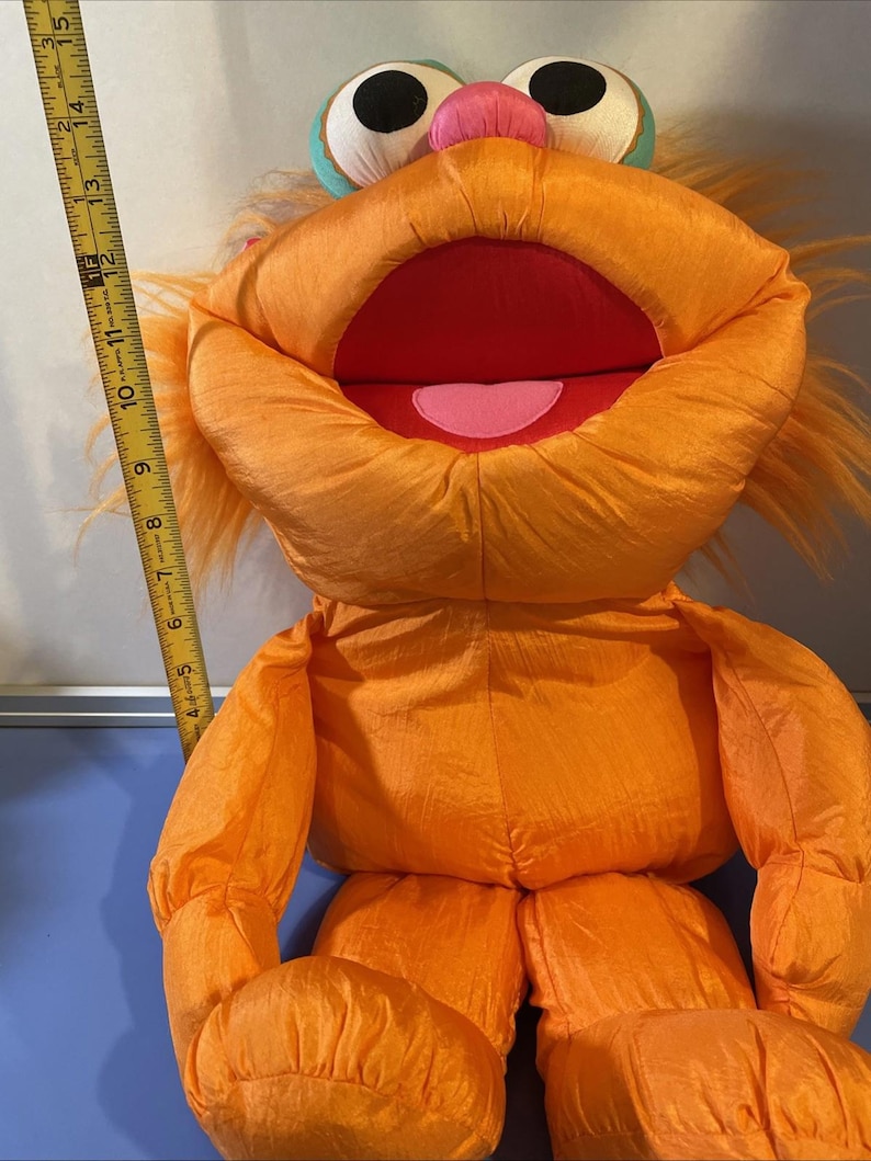 Zoe Doll ,hasbro Nylon 1994 Sesame Street Large Soft Stuffed Toy 27 ...
