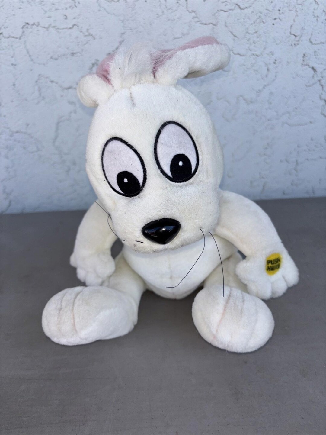 Gemmy RARE 1998 Easter Bunny Leg Ear Kicking Plush Peter Cottontail ...