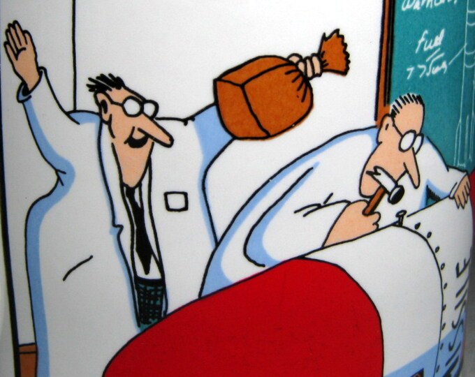 Gary Larson FAR SIDE Mug Rocket Scientists Paper Bag Missile , 1983 - Etsy
