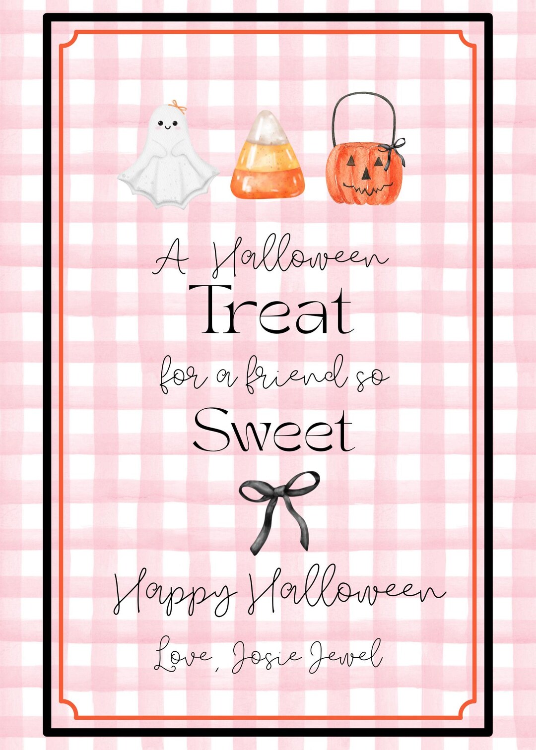Editable Halloween Gift Tags: Printable Candy Bag Labels - Etsy