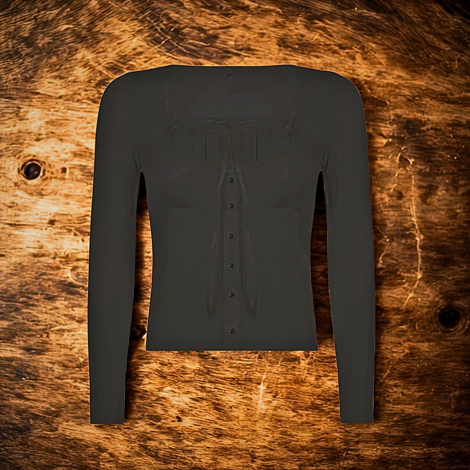 Lace Neck Ribbed Buttoned Top, Y2K Slim Fit Shirt Gothic Emo Alt Edgy ...