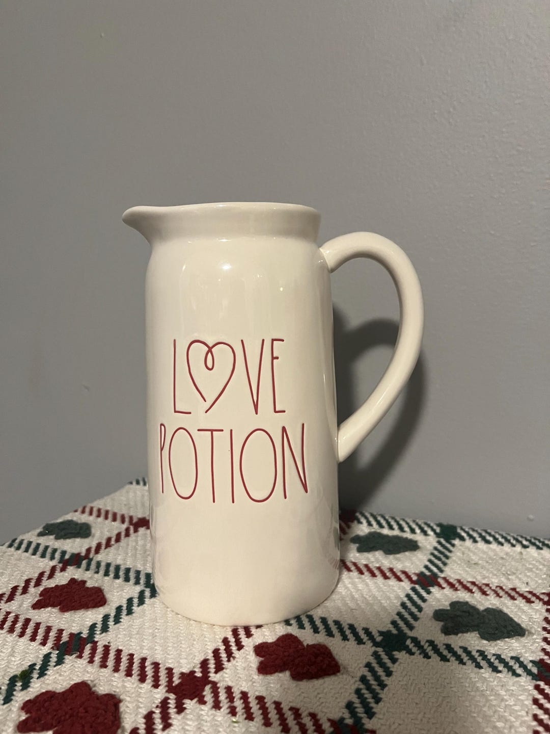 Rae Dunn 'love Potion' Pitcher | Valentine's Day Ceramic Decor - Etsy