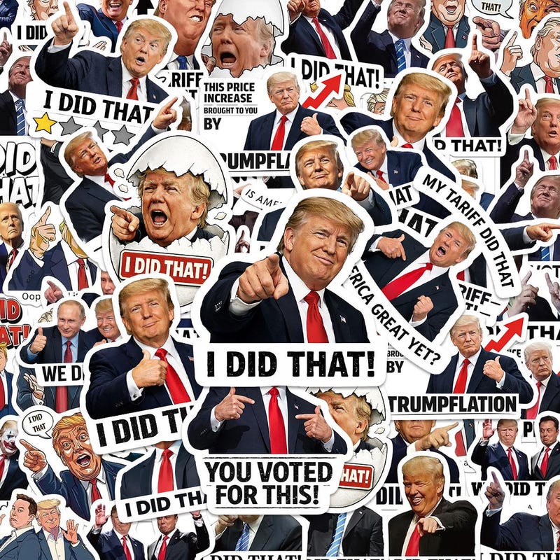Trump "i Did That" Stickers - Etsy