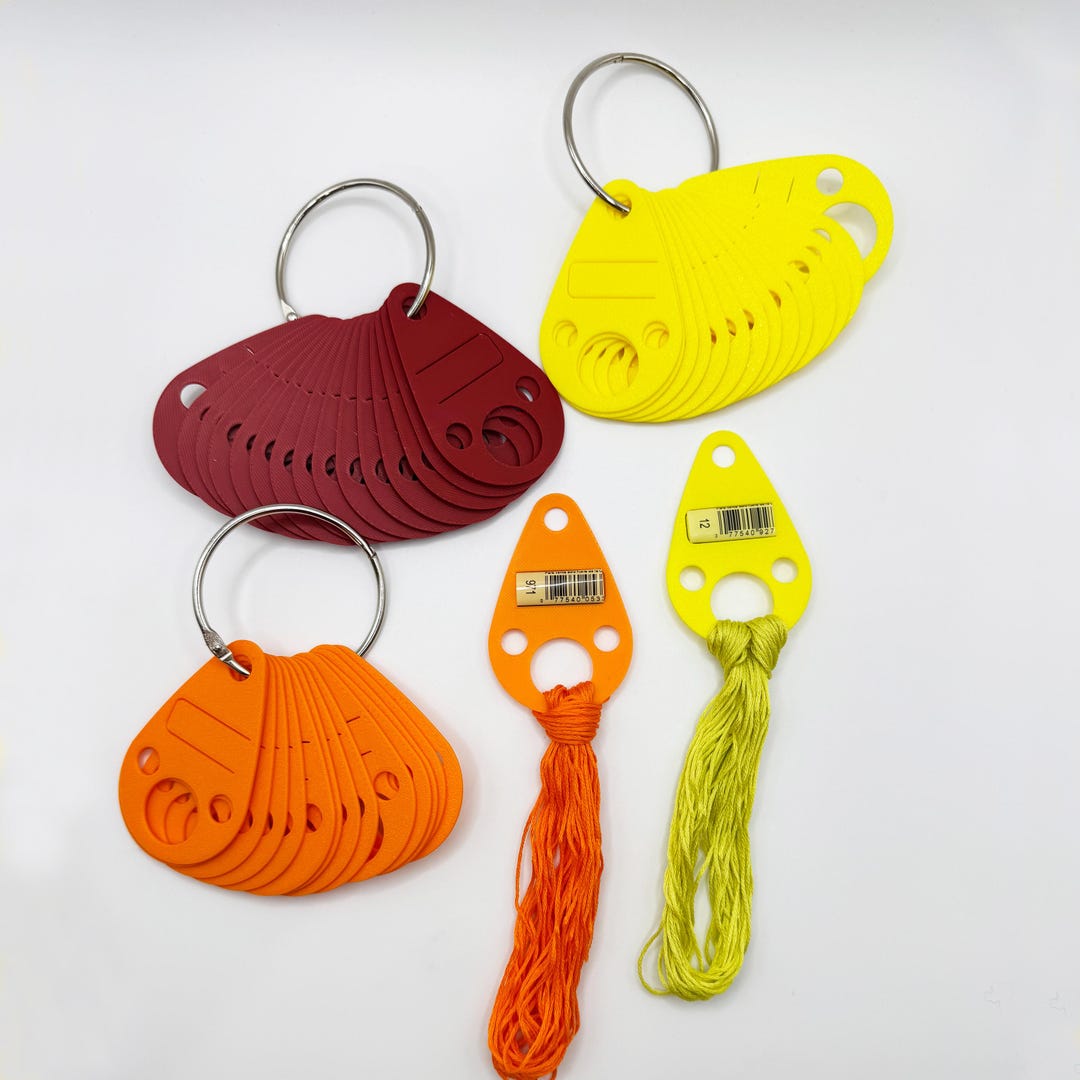 Floss Drops for Cross Stitch | Embroidery Thread Organizer | 3D Printed ...