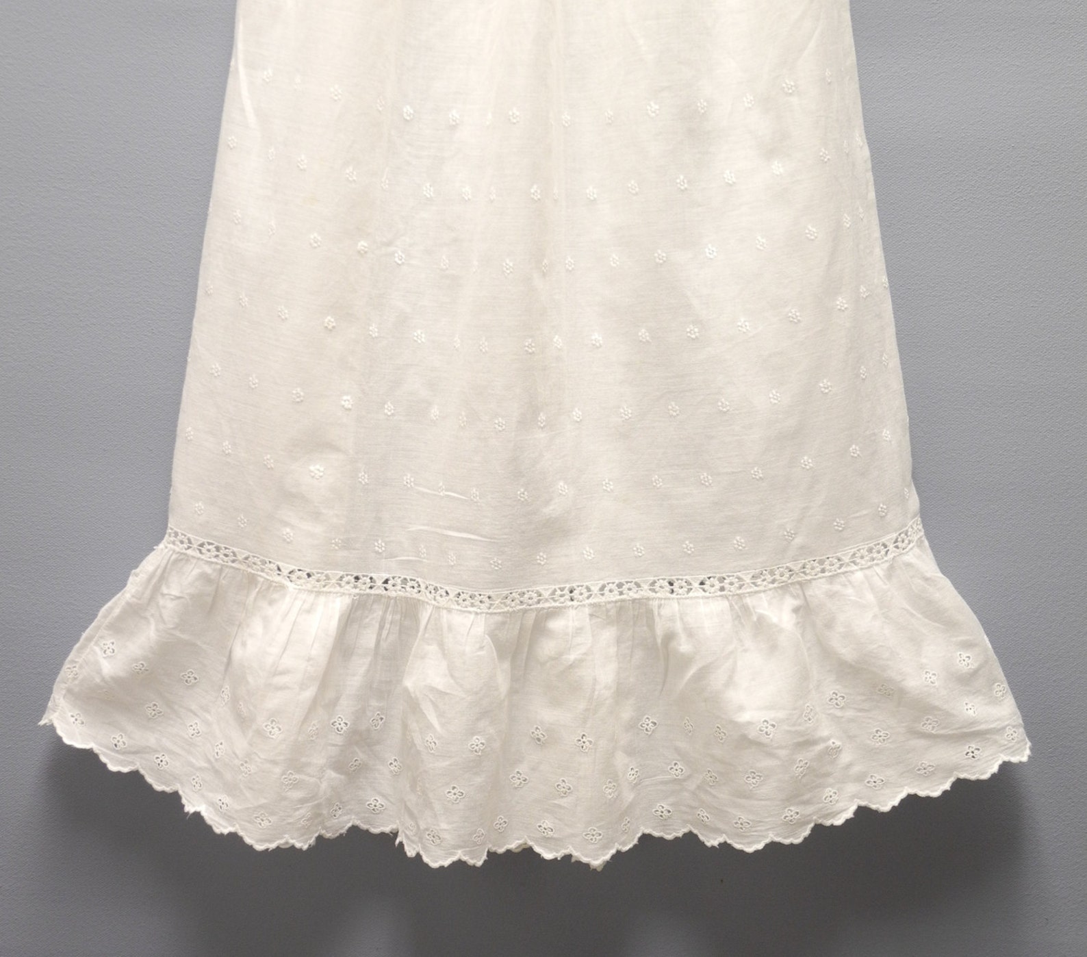 Vintage Baby Clothes | 1900's Handmade Victorian Ivory Cotton Lace ...