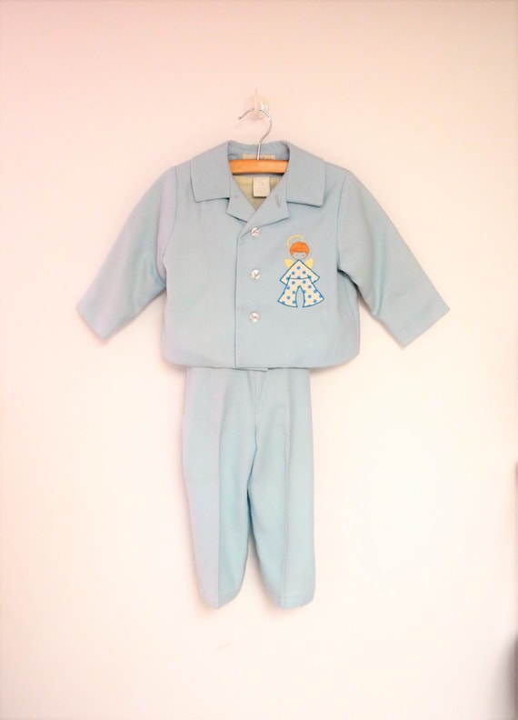 Vintage Baby Clothes, 1970's Saks Fifth Avenue Blue W… - Gem