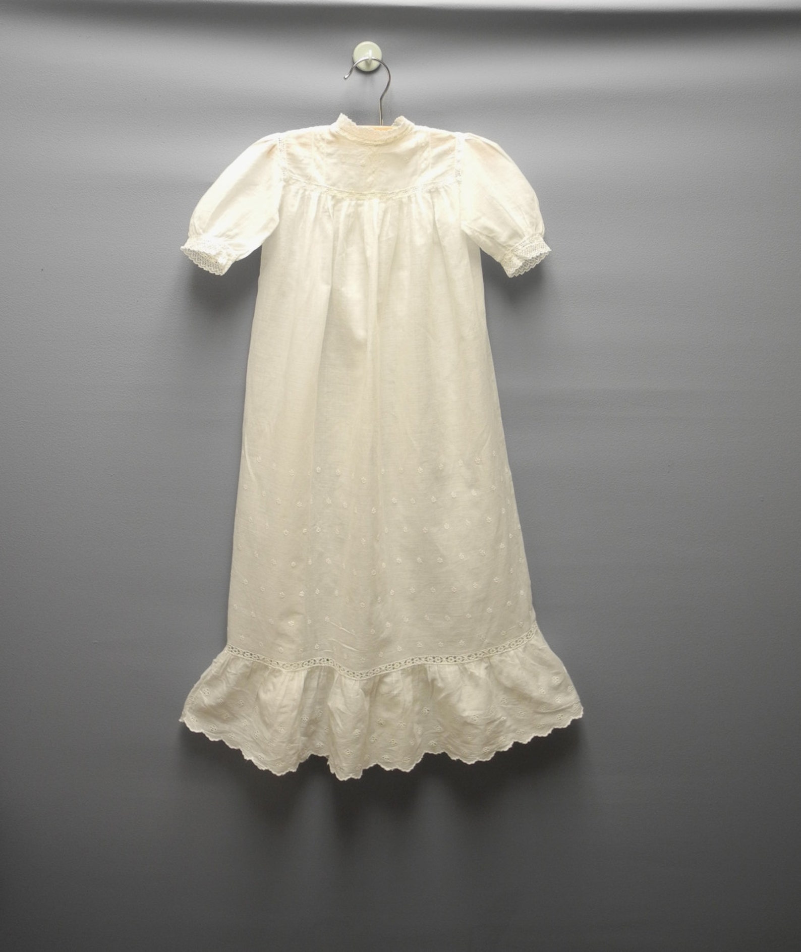 Vintage Baby Clothes | 1900's Handmade Victorian Ivory Cotton Lace ...