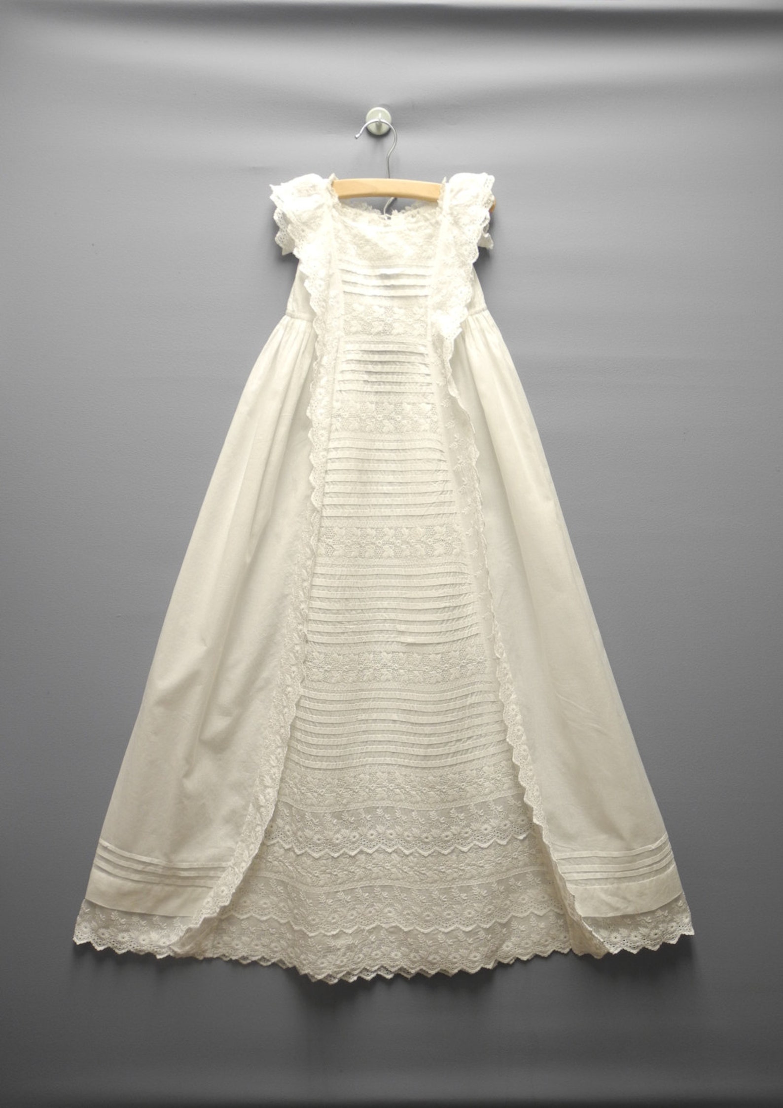 Vintage Baby Clothes, 1870's Handmade Victorian White Lace Baby Girl ...