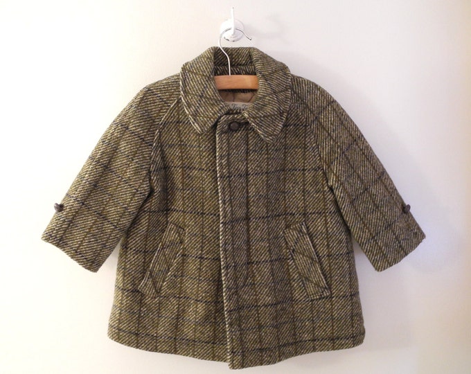 1920's Rare Jack Tar Togs Plaid Wool Coat - Etsy