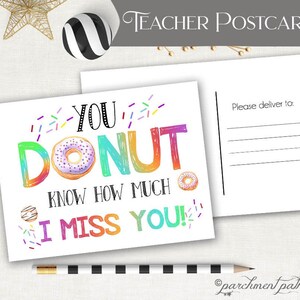 Postcard for Students Note From Teacher Happy Mail From - Etsy