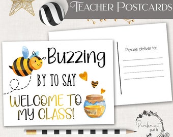 Teacher Cards Happy Mail for Students Student Postcard | Etsy