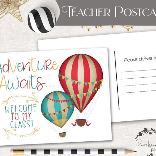 Welcome Back to School Cards Postcard for Students Note - Etsy