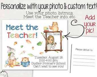 Back to School Postcard | Etsy