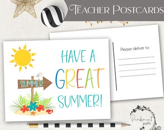 Summer Postcards - Etsy