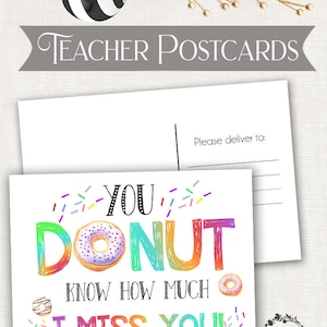Postcard for Students Note From Teacher Happy Mail From - Etsy