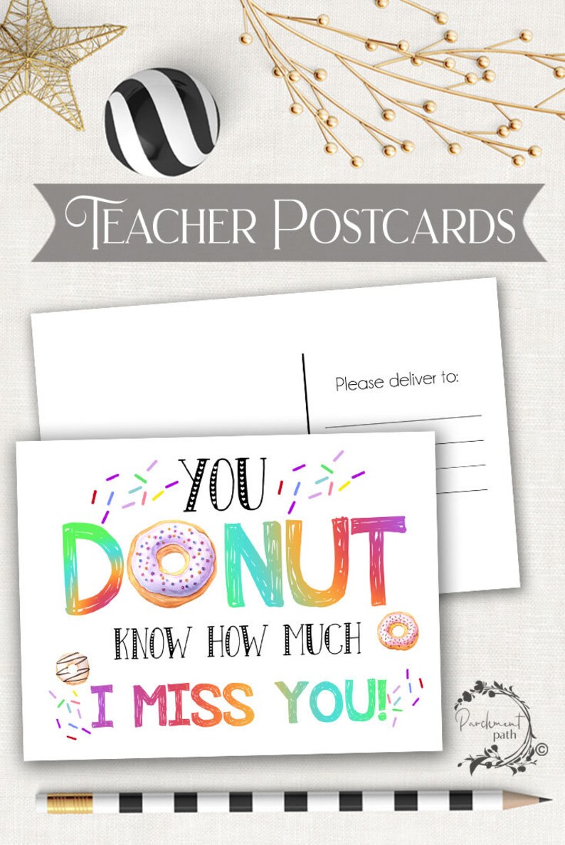 Postcard for Students Note From Teacher Happy Mail From - Etsy