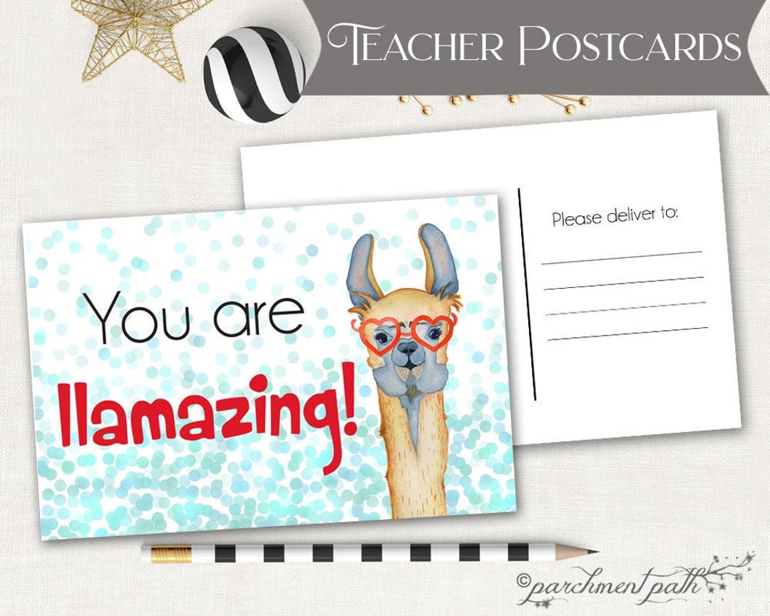 Postcard for Students - Note From Teacher - Happy Mail From Teacher ...