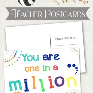 Postcard for Students - Note From Teacher - Happy Mail From Teacher ...