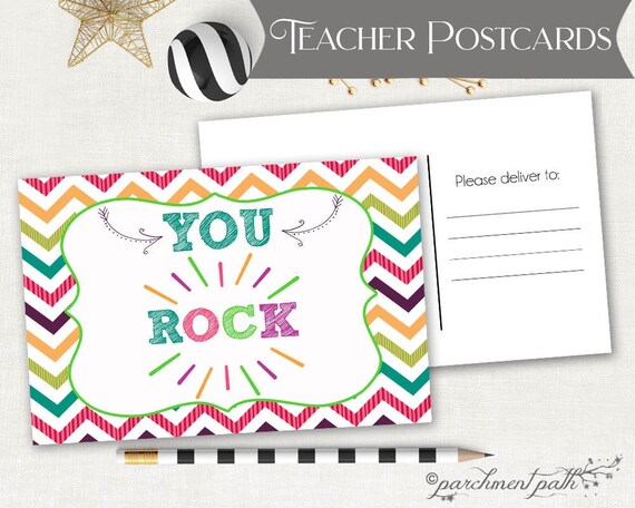 Postcard for Students - Note From Teacher - Happy Mail from Teacher ...