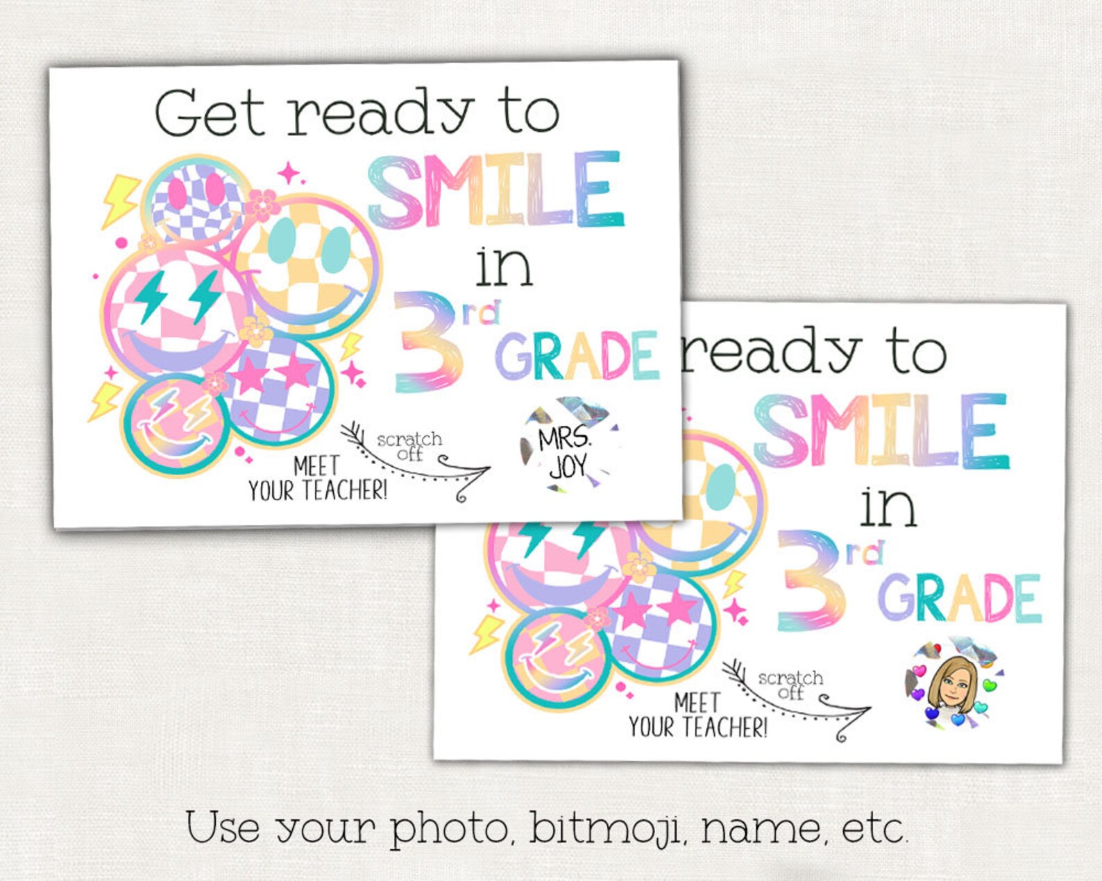 Scratch off Postcard - Smile Welcome Postcard for Students or Kids ...