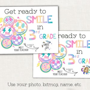 Scratch off Postcard - Smile Welcome Postcard for Students or Kids ...