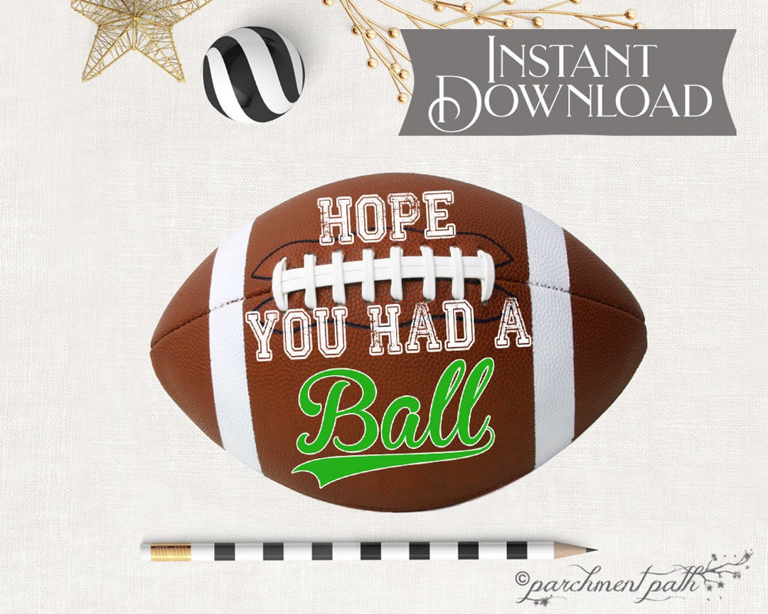Football Tags - Football Stickers - Printable - Football Birthday Party ...