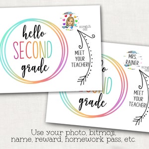 Scratch off Postcard - Welcome Postcard for Students or Kids - Note ...