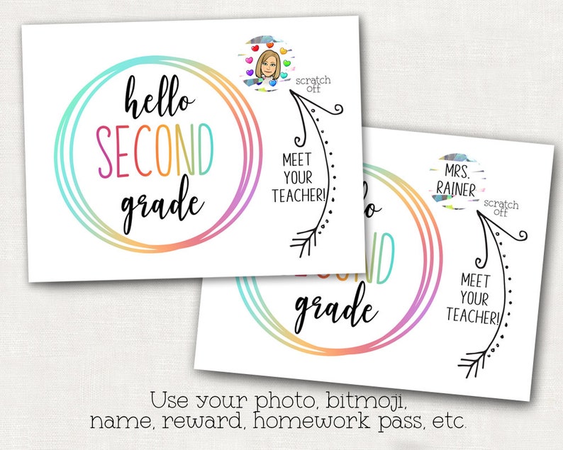Scratch off Postcard Welcome Postcard for Students or Kids - Etsy