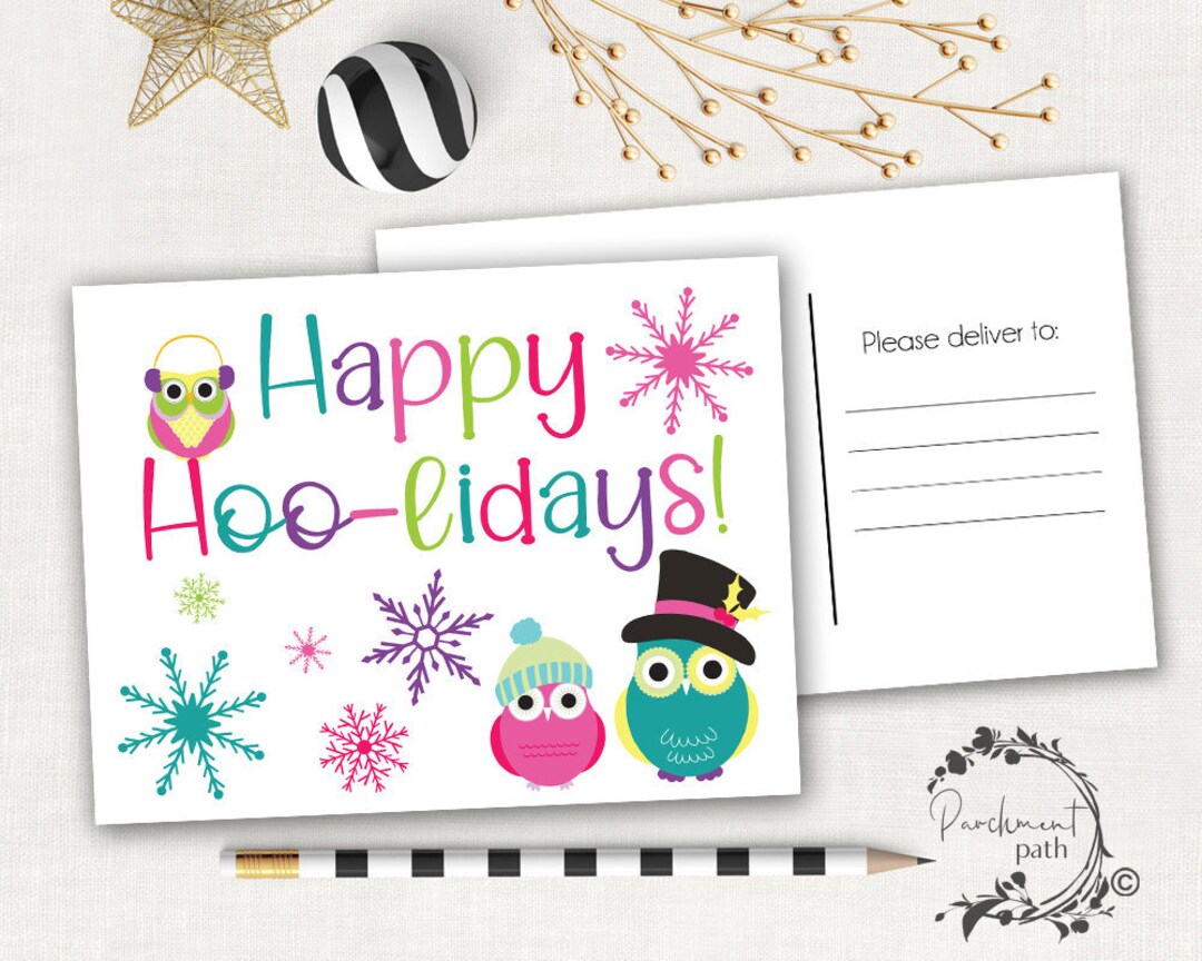Holiday Mail for Students - Postcard for Students - Note From Teacher ...