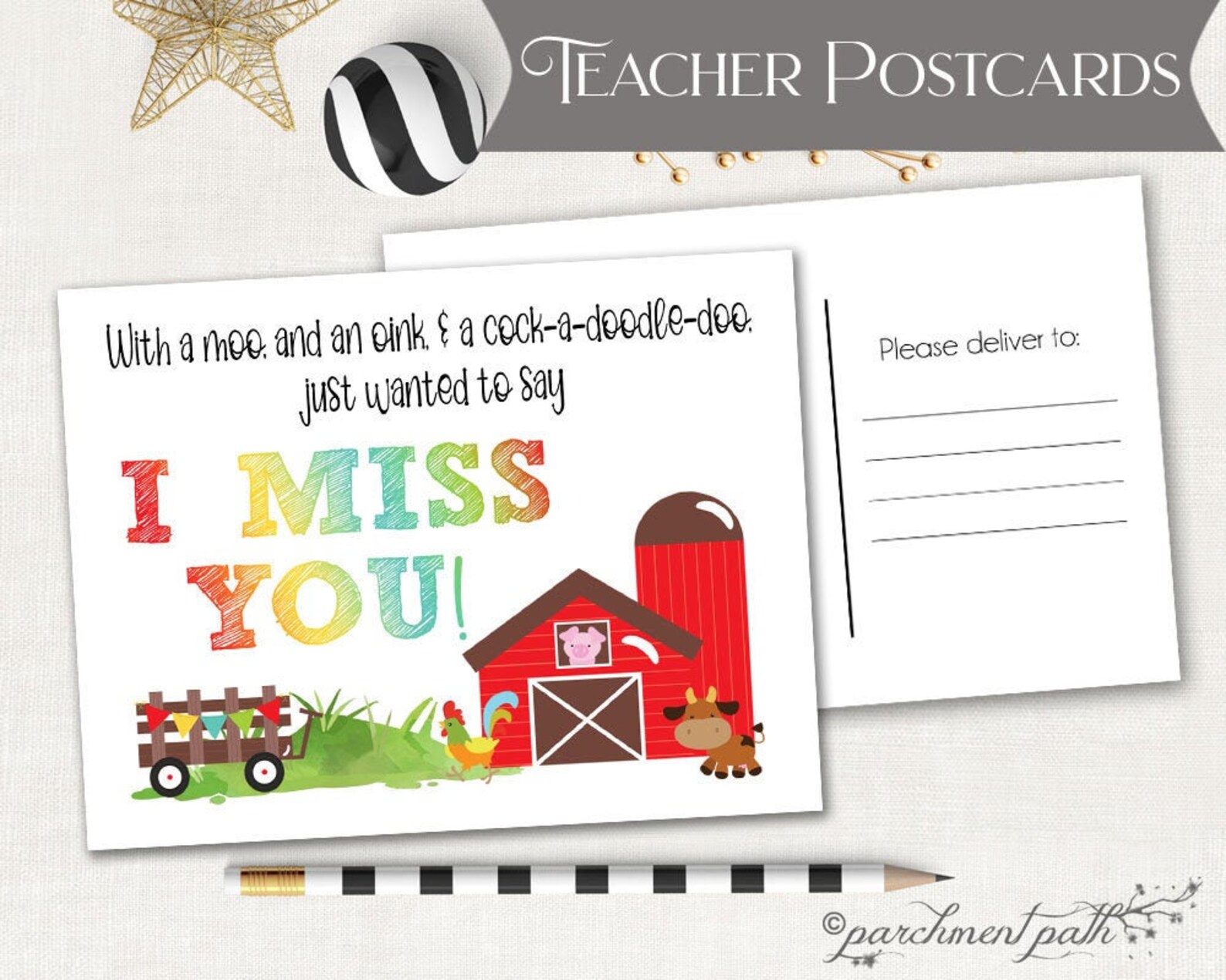 Happy Mail for Students Postcard for Students Note From - Etsy