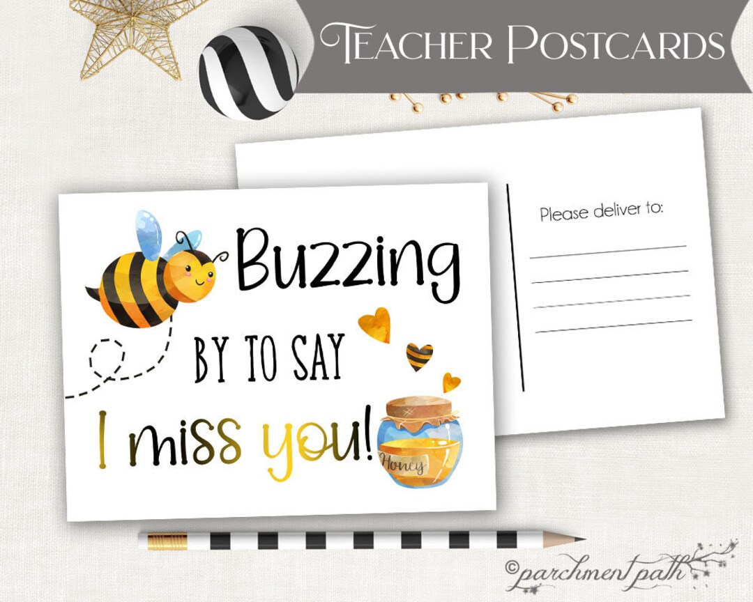 Postcard for Students - Note From Teacher - Happy Mail From Teacher ...