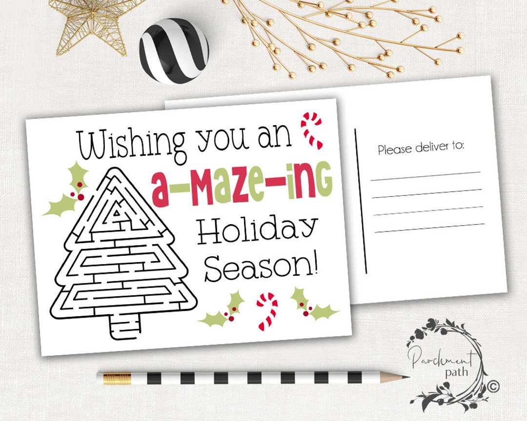 Holiday Mail for Students - Postcard for Students - Note From Teacher ...