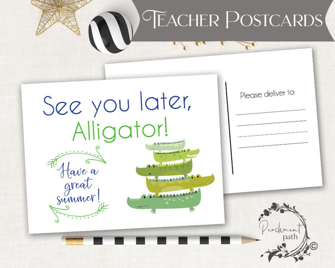 Postcard for Students - Note From Teacher - Happy Mail From Teacher ...