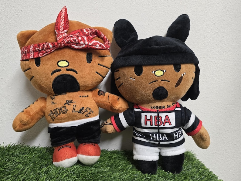 PLAYBOI CARTI X TUPAC Rapper Hello Kitty Plush (over 25 Choices ...