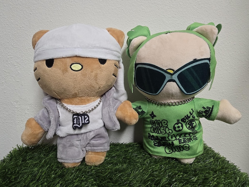 PLAYBOI CARTI X TUPAC Rapper Hello Kitty Plush (over 25 Choices ...