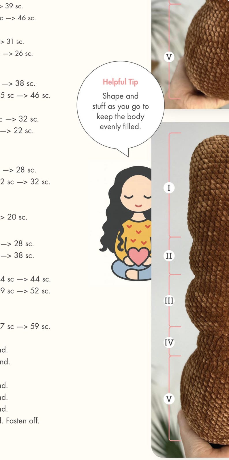 Marcus the Worm Crochet Pattern: Amigurumi Toy (PDF Digital Download ...