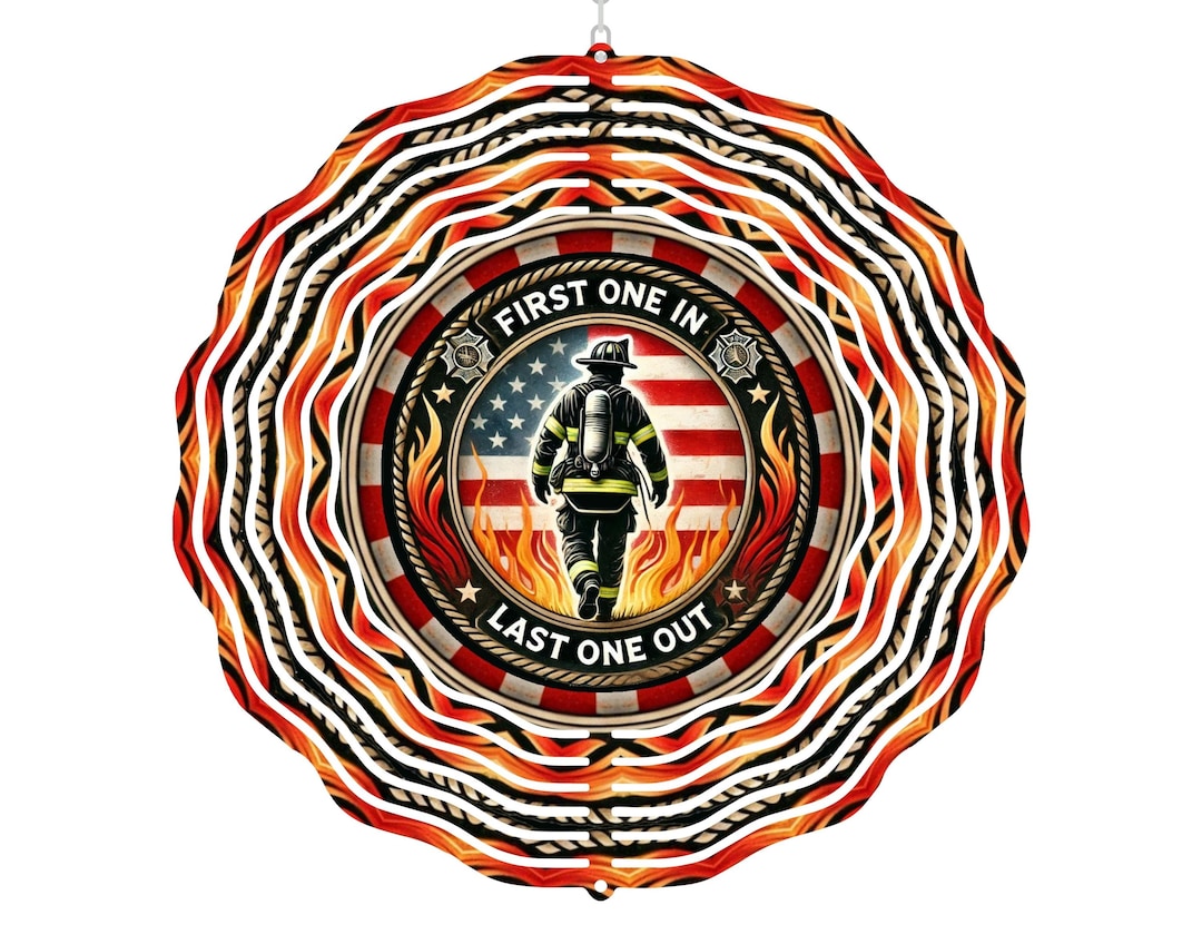 Fireman Appreciation, Fireman Gift, Wind Spinner, Fathers Day, Dad Gift ...