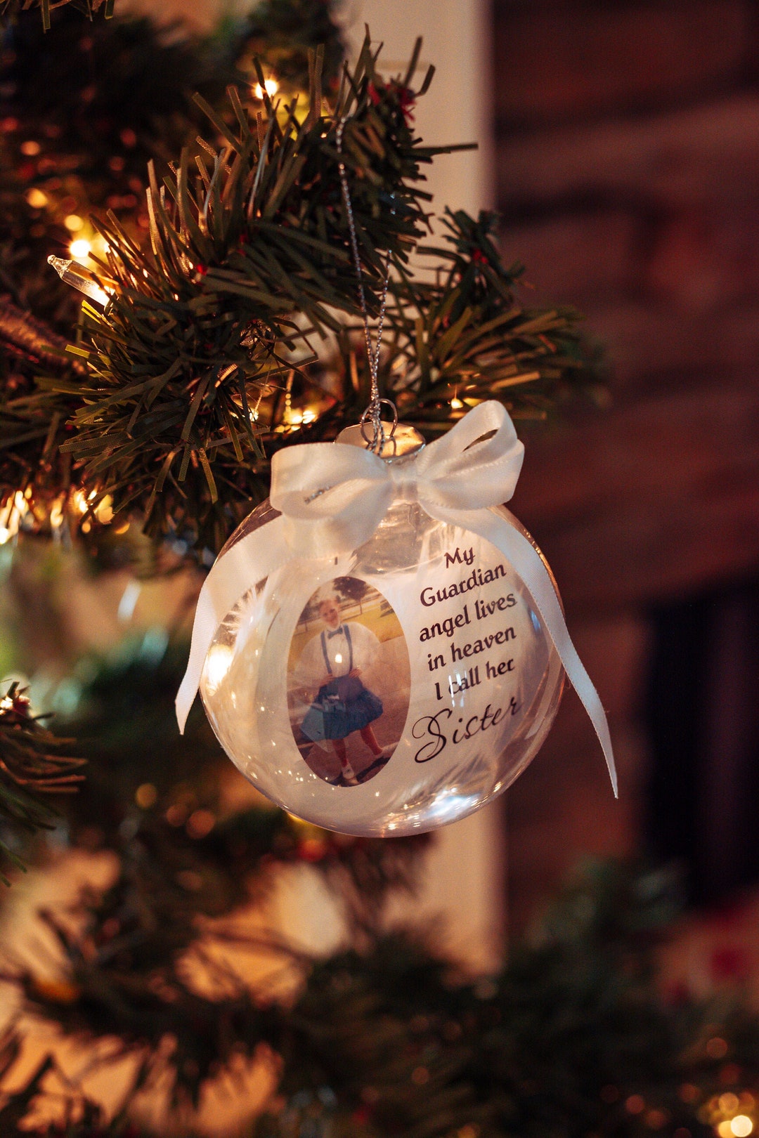 Personalized Christmas Memorial Ornament Christmas Decorations Unique ...
