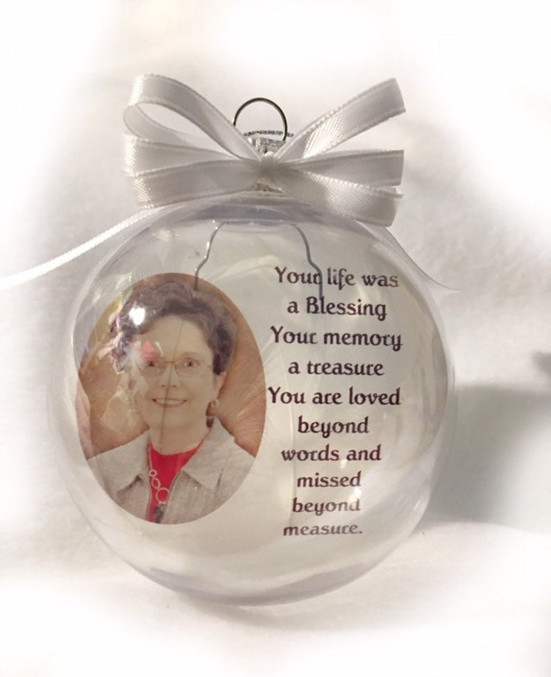 Personalized Christmas memorial ornament Christmas decorations | Etsy