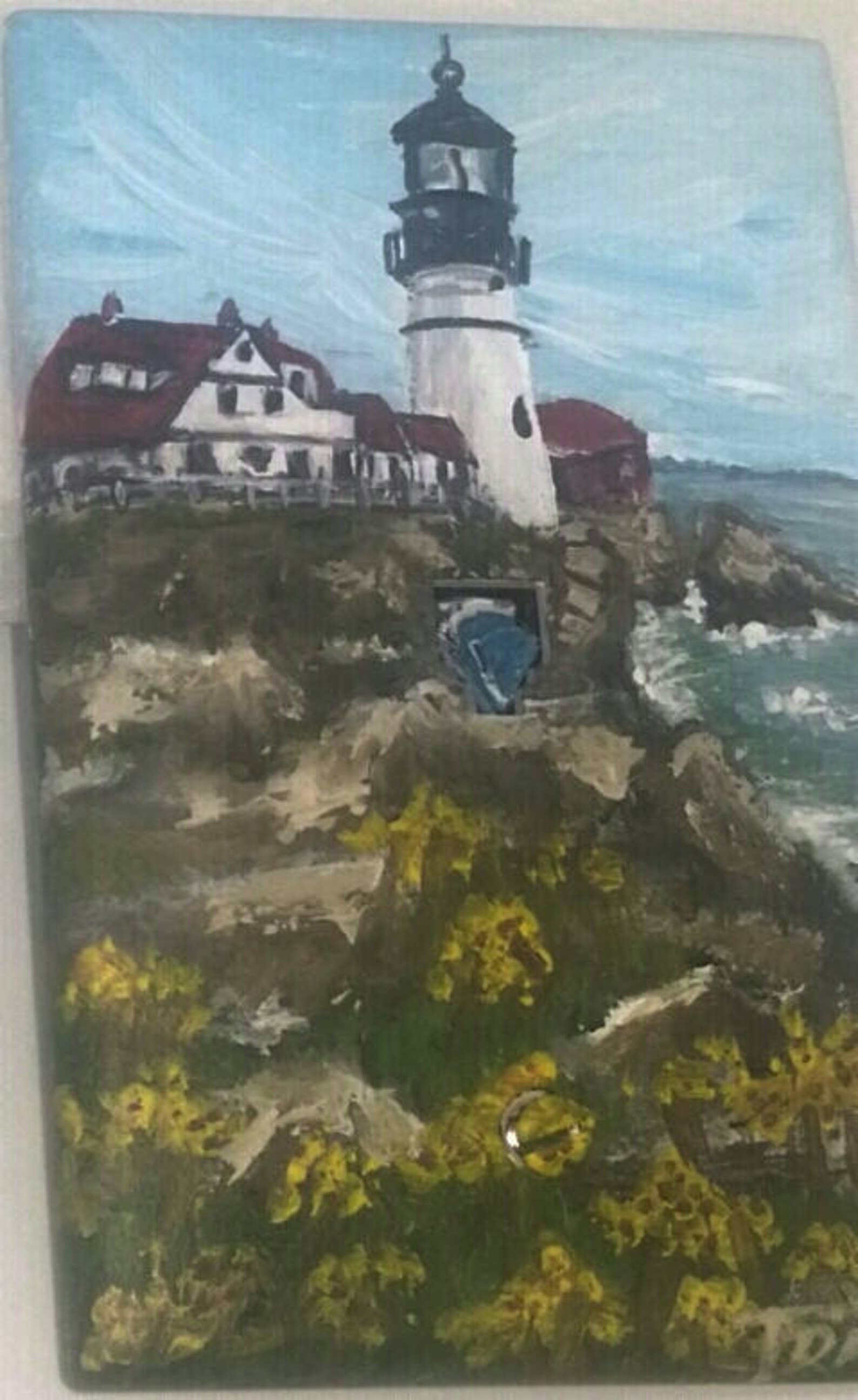 Hand Painted Lighthouse Light Switch Plate and Outlet Covers - Etsy