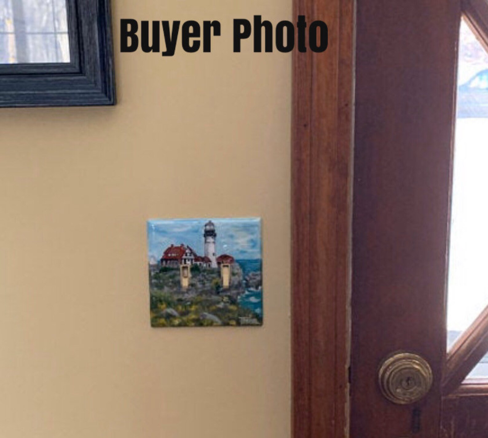 Hand Painted Lighthouse Light Switch Plate and Outlet Covers - Etsy
