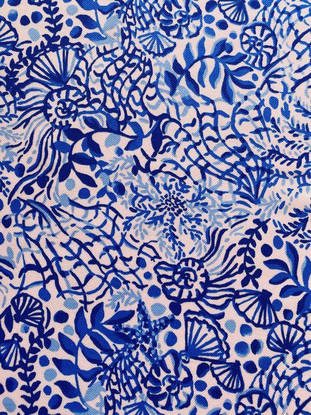 Lilly P. New! Colorful Shells Under the Sea Cotton Poplin Print. LP ...