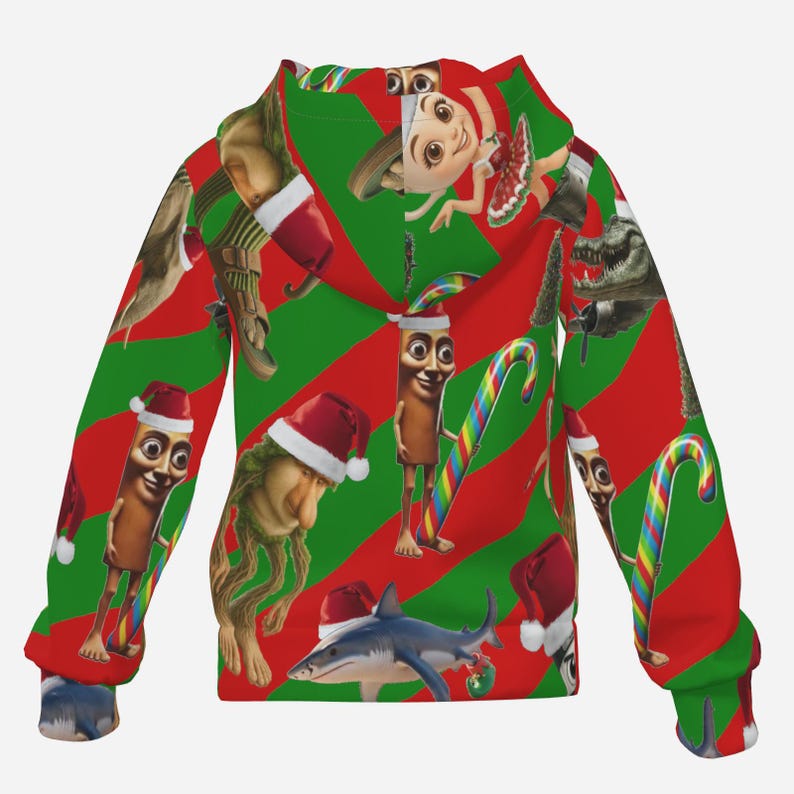 Italian Brainrot Ugly Christmas Sweater Hoodie (unisex): Featuring Tung ...