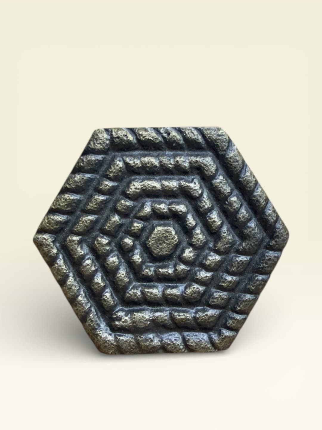 Metal Hexagon Rope Design Knob Antique Brass Finish - Etsy
