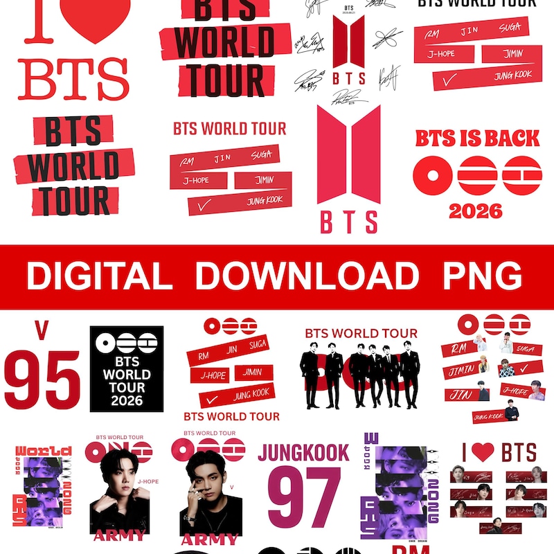 World Tour 2026 Bts - Etsy