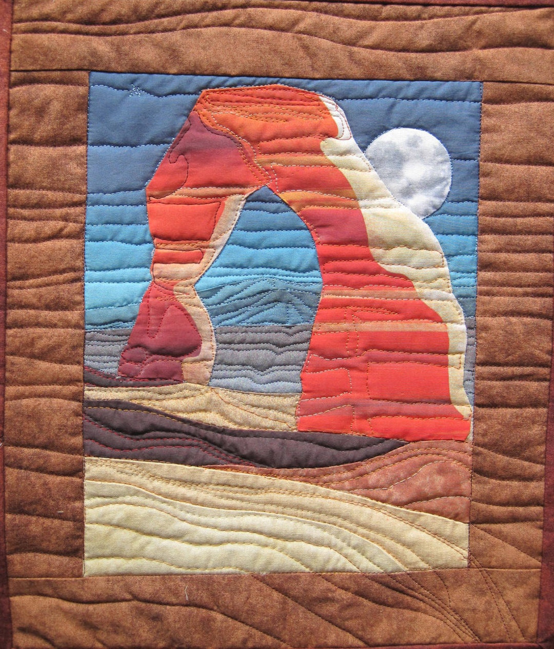 Arches National Park Mini Quilt-delicate Arch Finished Quilt - Etsy